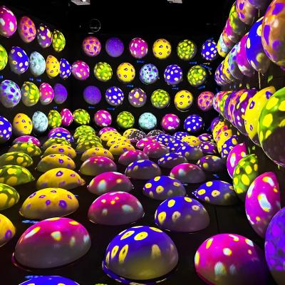 China Multi Players Pinball Interactive Projection Game Bouncing Spheres Projection for sale
