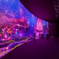 China Northern Lights 3d Wall Interactive Games Holographic Immersive Projection for sale