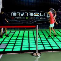 China Multi Players Jumping Grid Game Lighted Dance Floor Panels For Entertainment for sale