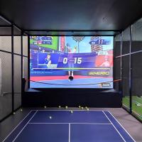 China Healthy Indoor Tennis Sport Training Equipment Automatic Ball Throwing Machine for sale