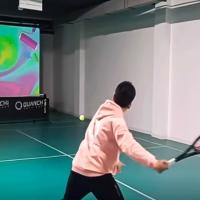 China 2024 New Hot Sale Indoor Intelligent Simulation Tennis Experience Hall Sports for sale