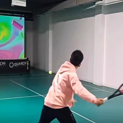 China 2024 New Hot Sale Indoor Intelligent Simulation Tennis Experience Hall Sports for sale