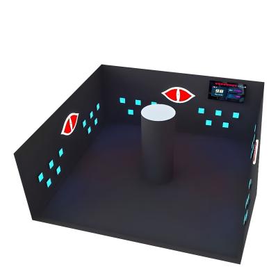 China Interactive Push Led Wall Light Button Hide Devil'S Eye Indoor Activate Escape Room Game for sale