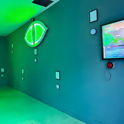 China Mode Interactive Catch Room Plan Push Led Button Activate Hide Devil'S Eye Game for sale