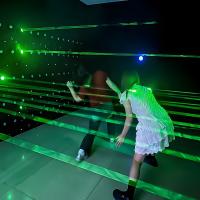 China Northern Lights Super Maze Game Electric Cross Game Laser Light Game for sale