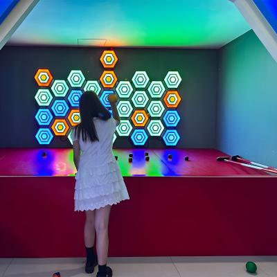 China Ar Game Interactive Throwing Game Activate Arena Wall Light Interactive Induction Gaming Wall Light for sale