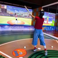China Augmented Reality Interactive Sports Ar Indoor Simulator Baseball Pitching Amusement Game for sale