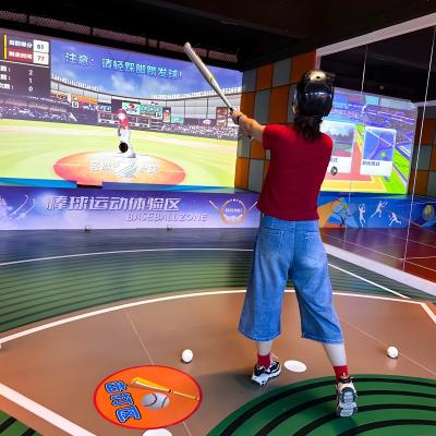 China Augmented Reality Interactive Sports Ar Indoor Simulator Baseball Pitching Amusement Game for sale