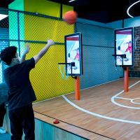 China Metal Indoor Game Foldable Arcade Basketball Game Machine for sale