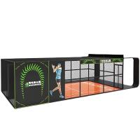 China Large Digital Sports Hall Badminton Baseball Projection Simulator Decompression for sale