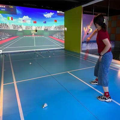 China AR Sports Fitness Game Motion Equipment Indoor Amusement Park Product Simulated Badminton for sale