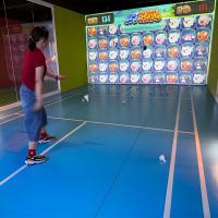 China Indoor Badminton Fitness Equipment Virtual Reality Simulator Training Sport Game for sale