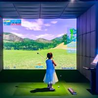 China Golf Screen Interactive Projection Ar Golf Sport Simulator For Sport Amusement Park for sale
