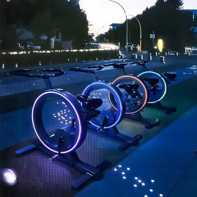 China New Sports Games Vr Ar Dynamic Bicycle Exercise Bike With Video Projector for sale