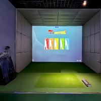 China Golf Simulator House Room Enclosure Set Hitting Golf Training Aids Home for sale