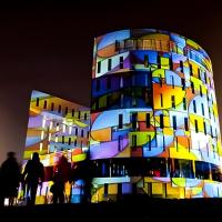 China Creative 3d Projection Animation Manufacturer Mapping Large Wall Projection for sale