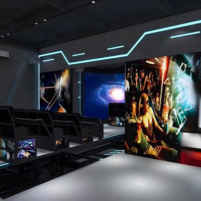 China Customization Immersive Viewing 7d Interactive Track Cinema Projection System for sale