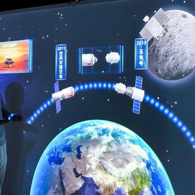 China 250V 1024x768 Resolution Interactive Wall Projector For Museum for sale