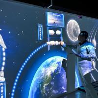 China Indoor Interactive Wall Projector For Museum  Cultural Tourism Theme Venues for sale