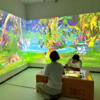China Education Interactive Touch Screen Table Interactive Wall Projection Game for sale