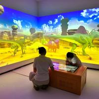 China Professional Interactive Painting Table Projector For Kids' Game for sale