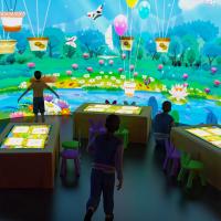 China 3D AR Alive Interactive Drawing Touch Table Screen Projection for sale