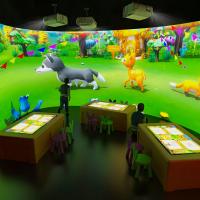 China Magic Painting Interact Immerse Wall Projection Touch Game For Children Park for sale