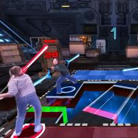 China Most Popular Immersive Interactive Projection Games Laser Sword Duel Multiplayer for sale