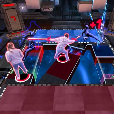 China Indoor Adventure Parks Activate Game Interactive Laser Sword Motion Sensing for sale