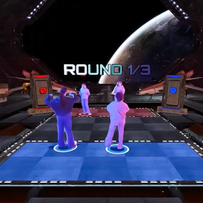 China Indoor Activate Game Interactive Projection Laser Sword Digital Motion  AR Theme for sale