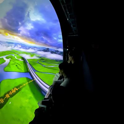 China 360 Degree Immersive Experience Projection Dome Screen Flying Cinema for sale