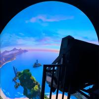 China 3d 360 Degree Immersive Dome Projection Screen Theater Manufacturing for sale