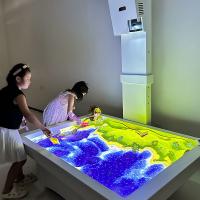 China Interactive Sand Table Projector 3600 Lumens 5 Games Indoor for sale
