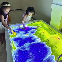 China AR Interactive Sandbox with 5 Games and 3600 Lumens Projector for sale