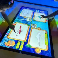 China AR 3D Interactive Magic Drawing Projector LCD Touch Screen Projection Game Wall for Kids Educational Home for sale