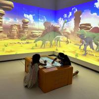 China 3400 Lumens Interactive Projector for Kids with 8 Games 1024x768 Resolution for sale