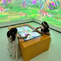 China Interactive Gaming Projector System 3400 Lumens 1024x768 Resolution for sale