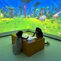 China Interactive Gaming Projector System 3400 Lumens 1024x768 Resolution for sale