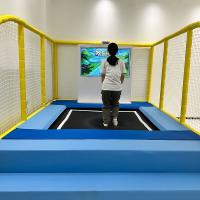 China Interactive Trampoline Park with 6 Games for Kids and Adults 100-240V for sale