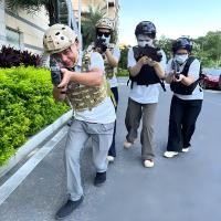 China Complete Set Commercial Laser Tag Equipment Live Action CS Gun Vest System for sale