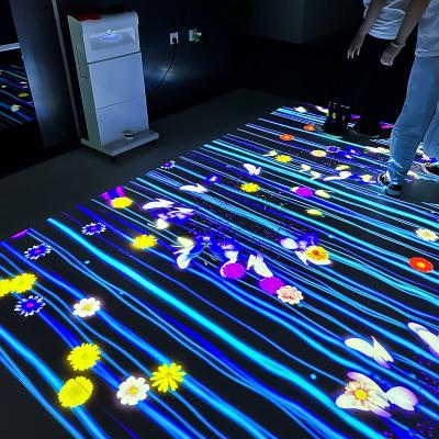 China Mobile All-in-one Floor Interactive Projection with 80+ Games 1280*800 Resolution and 110V-250V Voltage for sale