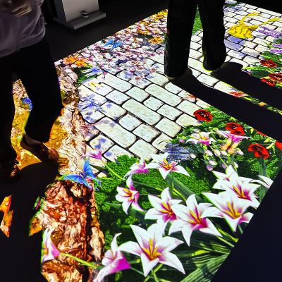China Mobile All-in-One Interactive Floor Projection with 4000 Lumens Brightness 1280x800 Resolution and 110V-250V Voltage for sale
