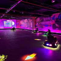 China Go-Kart Indoor Playground AR Equipment Battery Bumper Cars Immersive Interactive Floor Projector Game for Adventure Park for sale