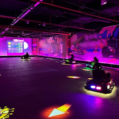 China Go-Kart Indoor Playground AR Equipment Battery Bumper Cars Immersive Interactive Floor Projector Game for Adventure Park for sale