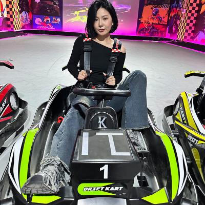 China Indoor Playground Bumper Car Kart Interactive Projection Game Kids Soccer Amusement Park Multiplayer Competitive Modes Metal for sale