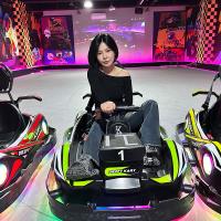 China Commercial Electric Drift Karting Simulator AR Interactive Projector Battle Kart for Amusement Park for sale