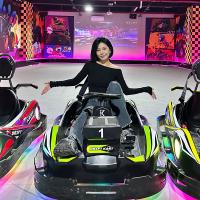 China Ground Projection Entertainment Hall Kart Entertainment Experience Center Upgrade Live Action Kart Game With High Quality for sale