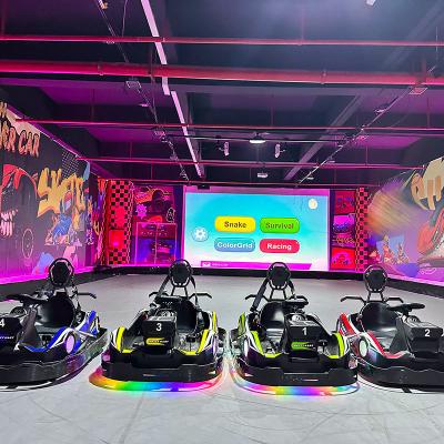 China Indoor Adventure Park Equipment Metal Go-Kart and Interactive Floor Projector for Immersive Gaming Experience for sale