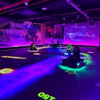 China Indoor Immersive Interactive Projection Kart Game for Kart Club & Indoor Playground for sale