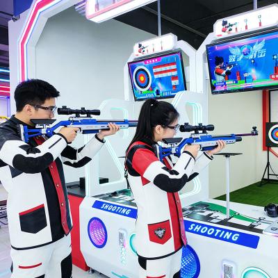 China Minimalist Style Immersive Shooting Screen Indoor Multiplayer Laser Shooting Simulator Amusement Equipment for sale